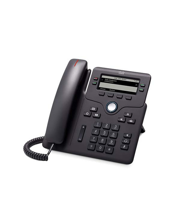 Cisco 6851 téléphone fixe Noir Combiné filaire 4 lignes