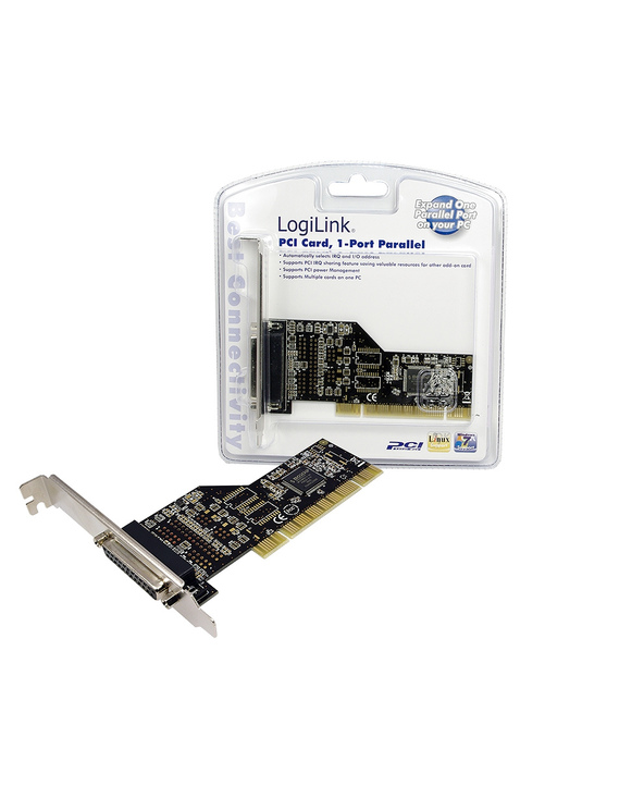 LogiLink PCI Parallel Card carte et adaptateur d'interfaces