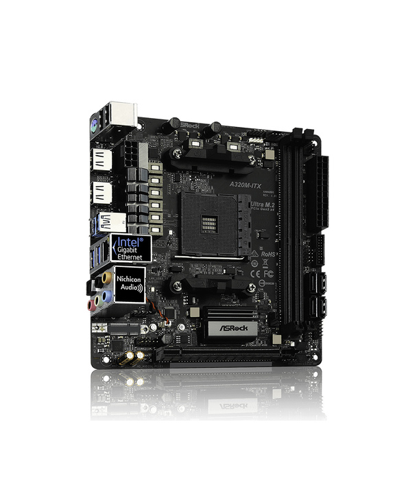 Asrock A320M-ITX Emplacement AM4 mini ITX AMD Promontory A320 - 90 ...