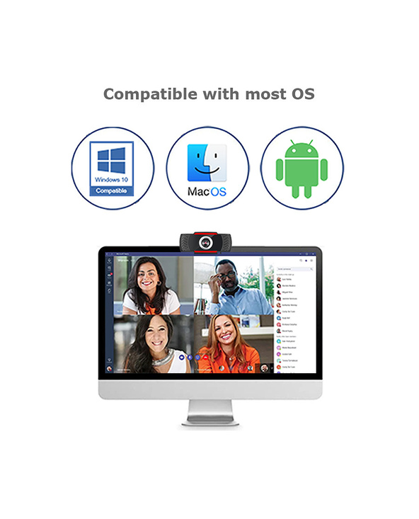 Adesso CyberTrack H3 webcam 1,3 MP 1280 x 720 pixels USB 2.0 Noir ...