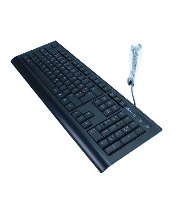 MediaRange MROS101 clavier USB QWERTZ Allemand Noir | Claviers