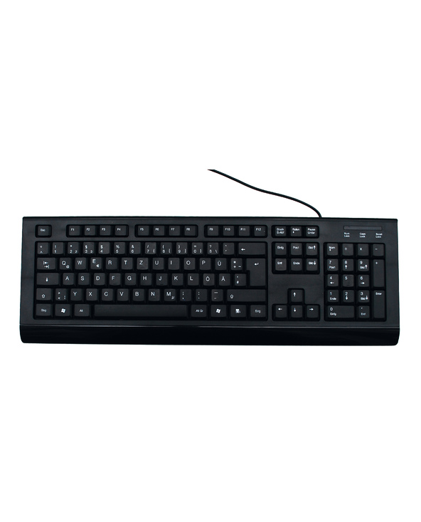 MediaRange MROS101 clavier USB QWERTZ Allemand Noir | Claviers