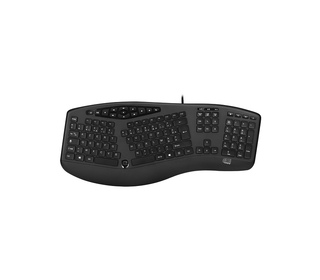Adesso AKB-160UB clavier USB AZERTY Français Noir