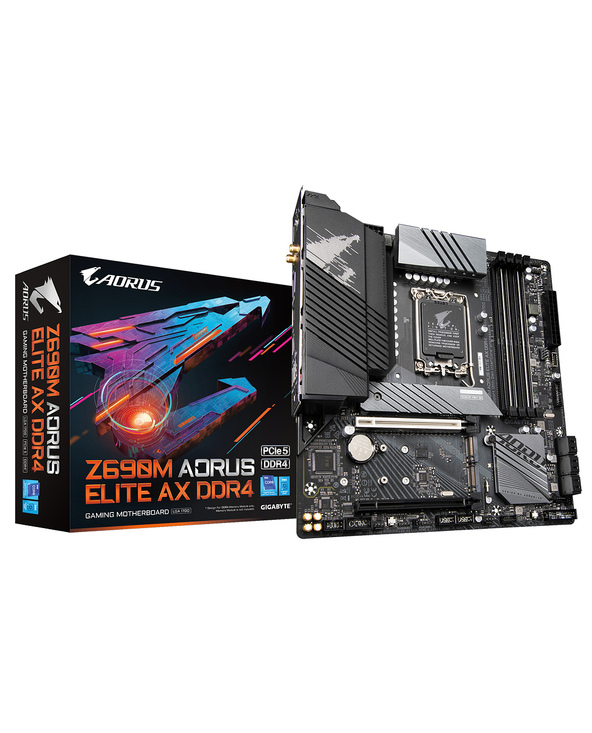 Gigabyte Z690M AORUS ELITE AX DDR4 Intel Z690 Express LGA 1700 micro ATX