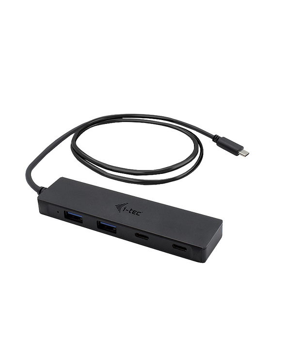 i-tec Metal USB-C HUB 2x USB 3.0 + 2x USB-C, with 85cm USB-C cable ...