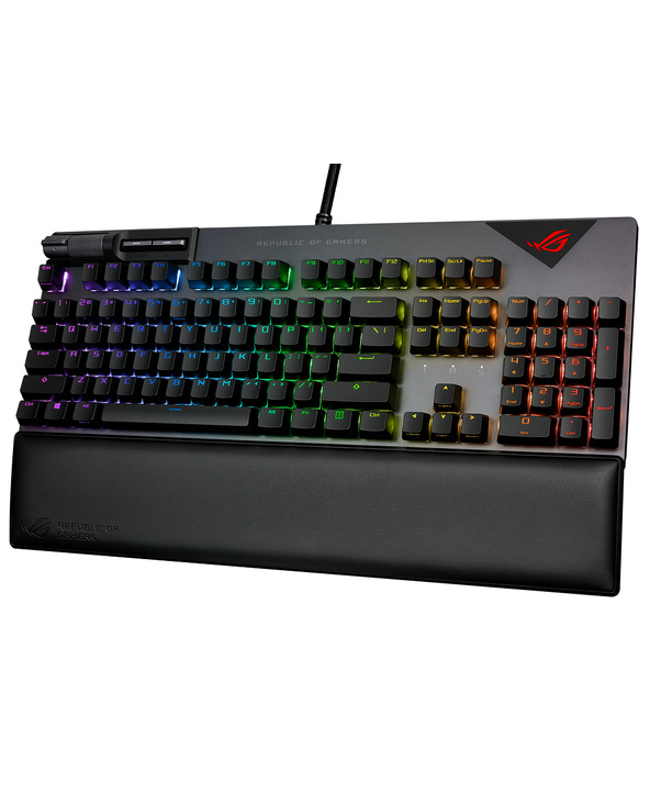 ASUS ROG Strix Flare II clavier USB AZERTY Français Noir, Gris ...
