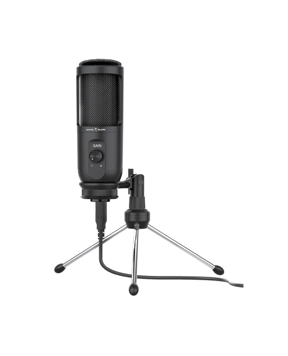White Shark TAUS microphone Noir Microphone de studio