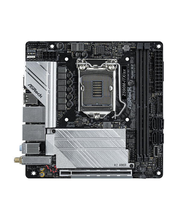 Asrock Z590M-ITX/ax Intel Z590 LGA 1200 (Socket H5) mini ITX - 90 ...