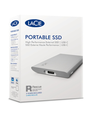 LaCie STKS2000400 lecteur à circuits intégrés externe 2 To Argent