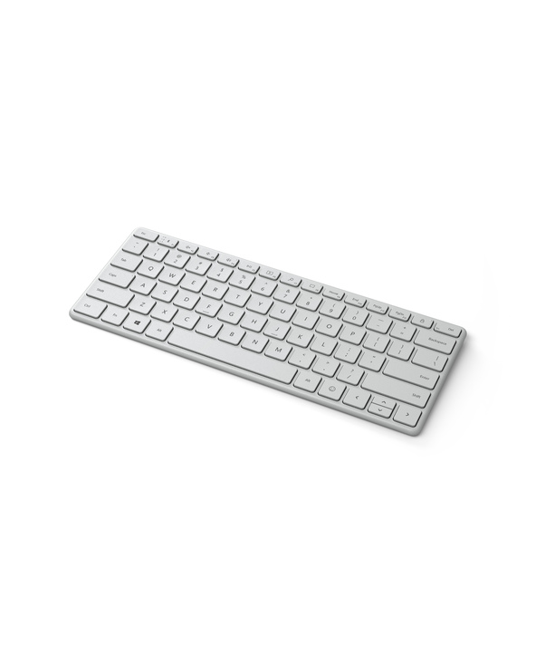 Microsoft Designer Compact Keyboard clavier Bluetooth AZERTY Blanc