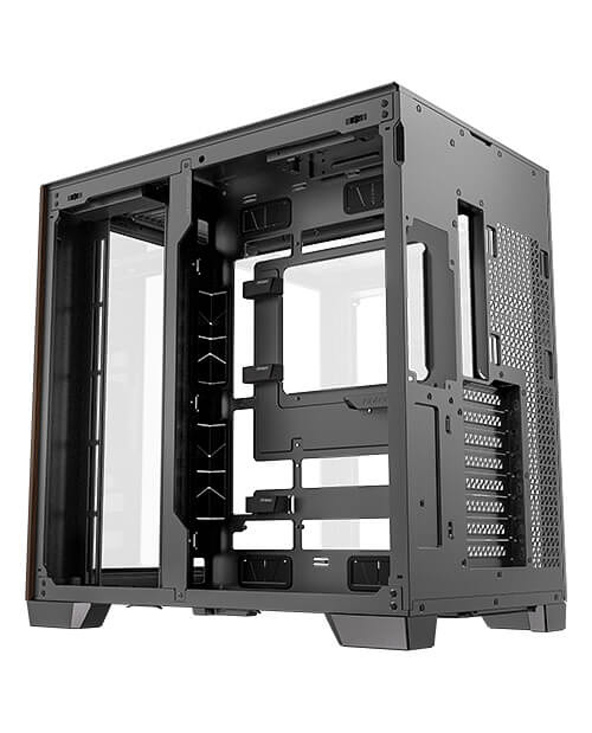Antec C8 Curve Wood Full Tower Noir, Transparent, Bois - 0-761345-10158 ...