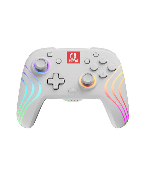 PDP Afterglow Wave Blanc USB Manette de jeu Analogique/Numérique ...