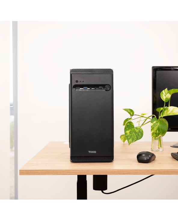 TooQ Mini-Tour Micro ATX, Noir - TQC-4702-SP | Boîtiers