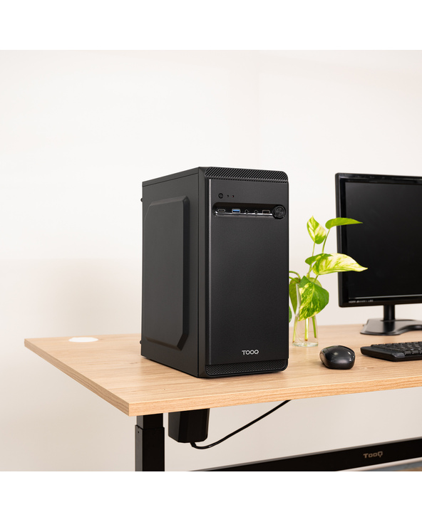 TooQ Mini-Tour Micro ATX, Noir - TQC-4702-SP | Boîtiers